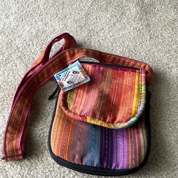 Bags | Multicolor Crossbody Purse With Tags Still On | Poshmark